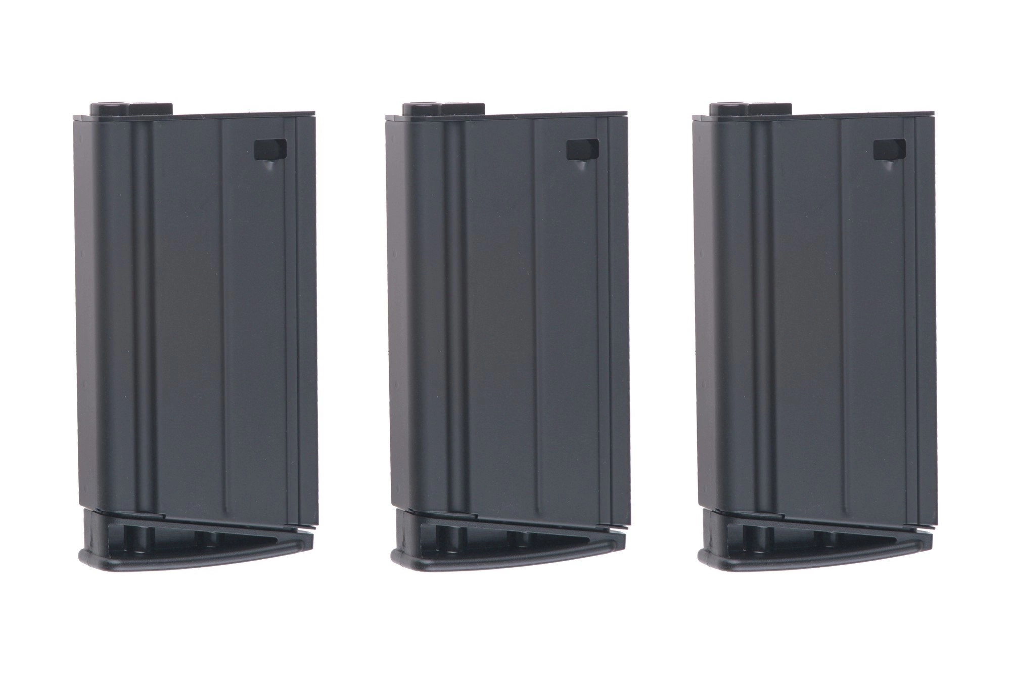 Set of 3 Mid-Cap 160 BB SCAR-H Magazines - Black – airsoft, ASG, militaria