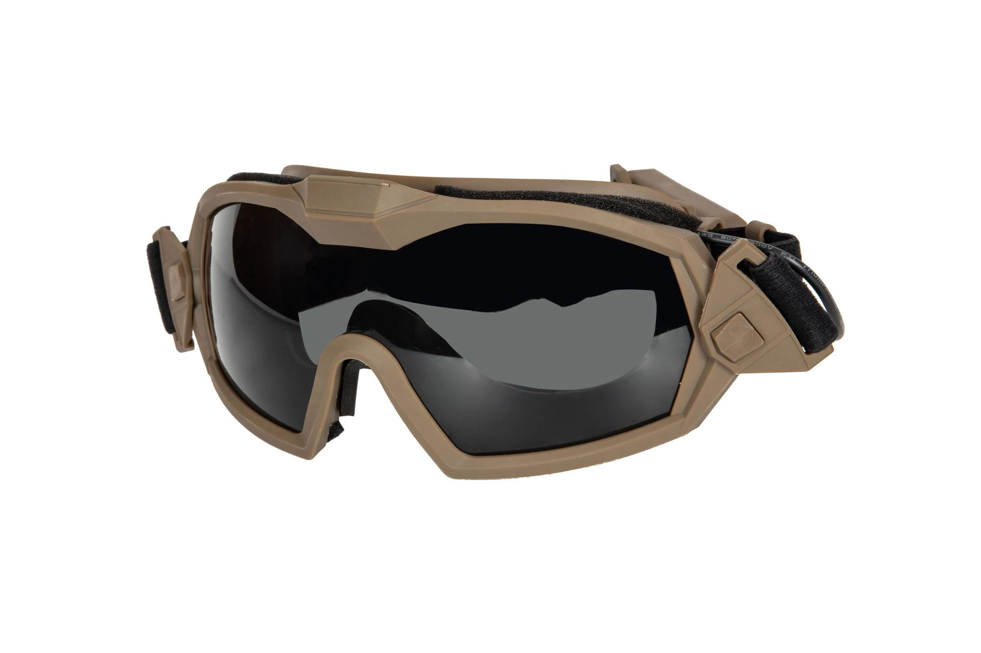 Tactical goggles with fan - Tan – airsoft, ASG, militaria