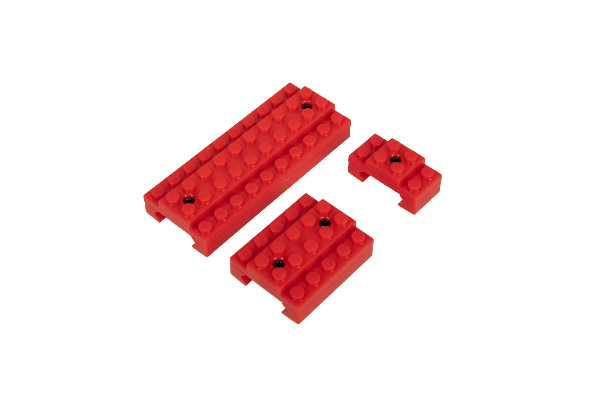 Rail covers RIS blocks - Red – airsoft, ASG, militaria