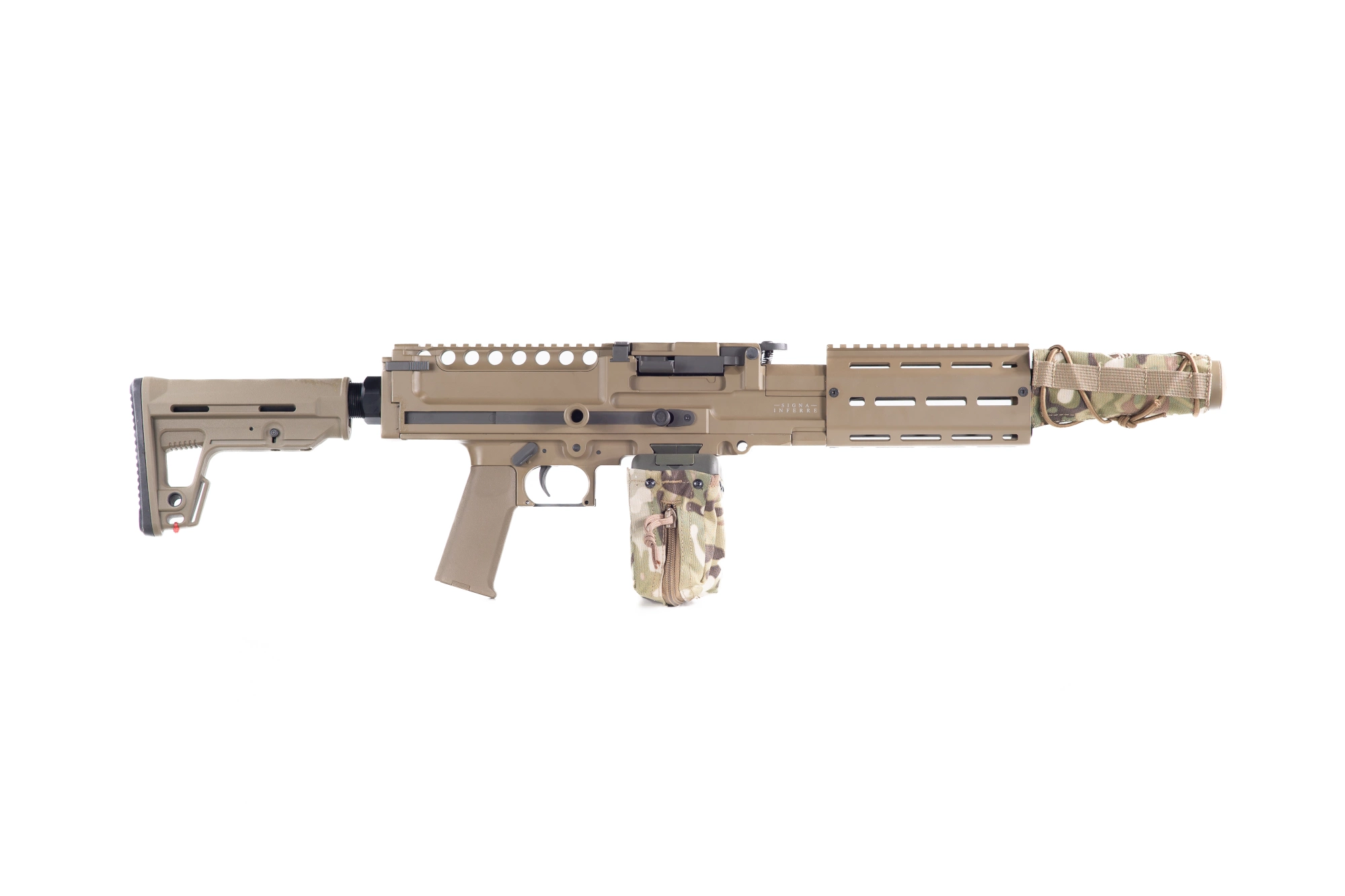 AQUILA VII LMG light machine gun replica - tan (OUTLET) – airsoft, ASG ...