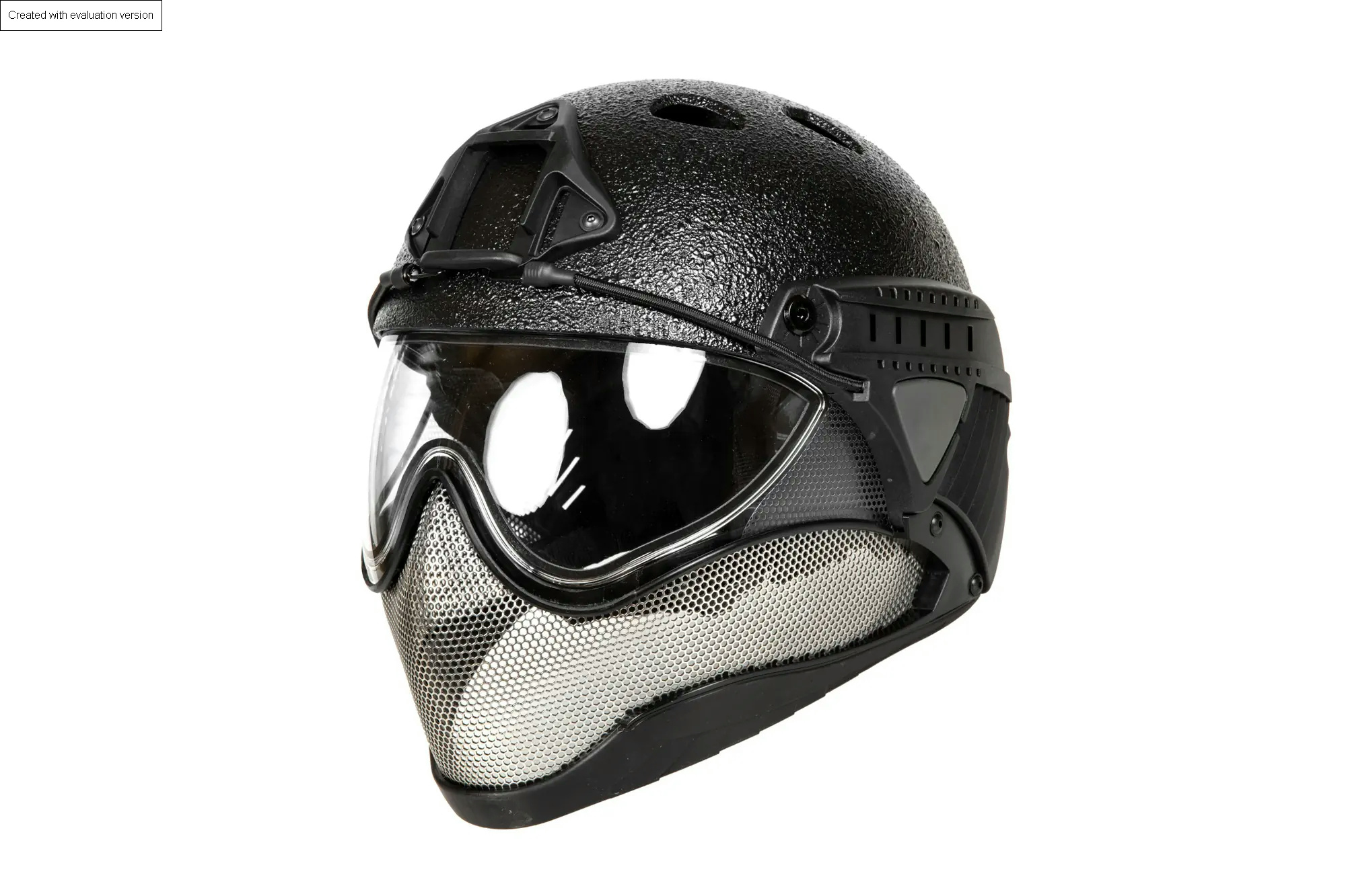 WarQ Full Face First Helmet Black Rough (OUTLET) – airsoft, ASG, militaria