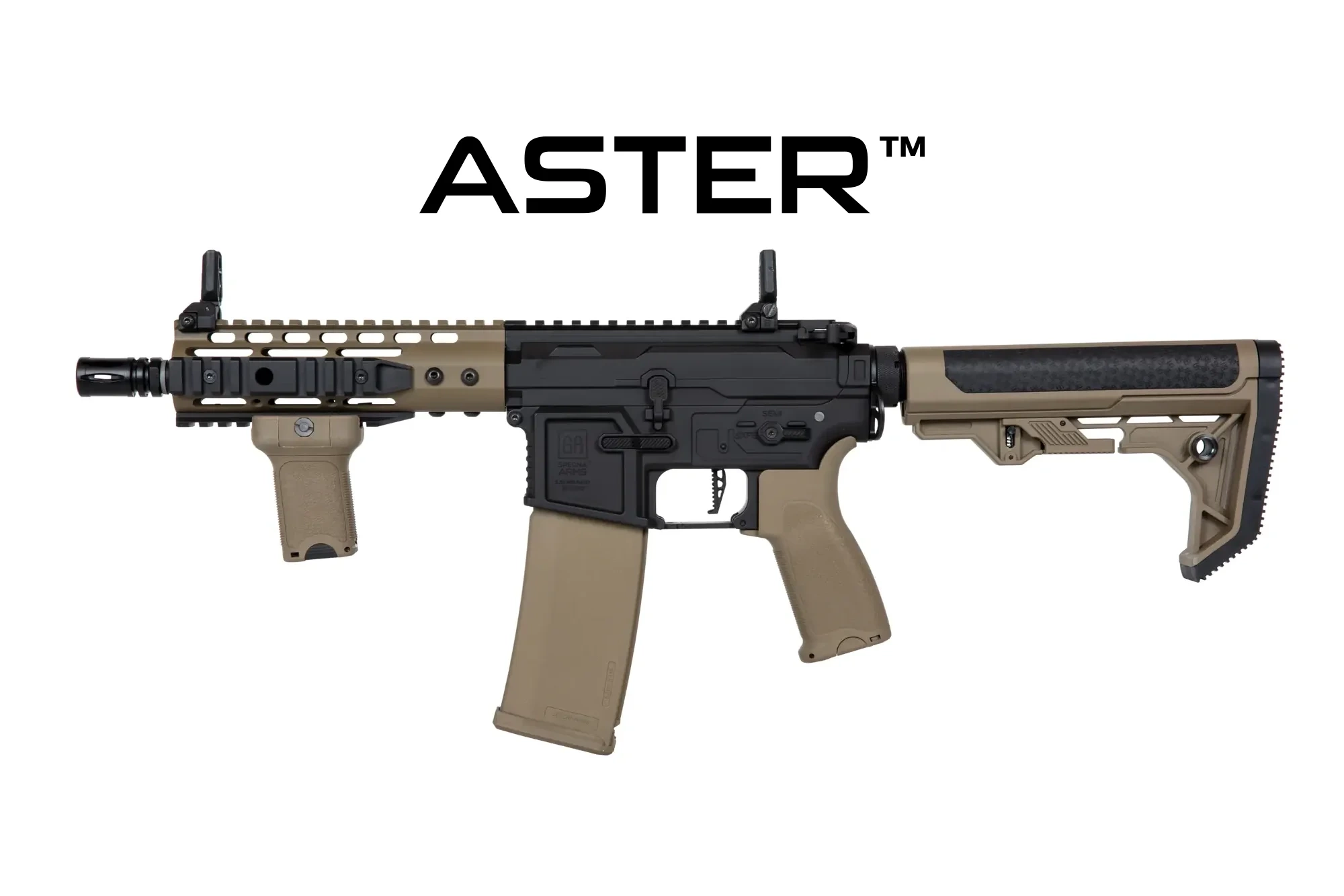SA-E12 EDGE 2.0™ GATE ASTER Half-Tan carbine replica - New receiver ...