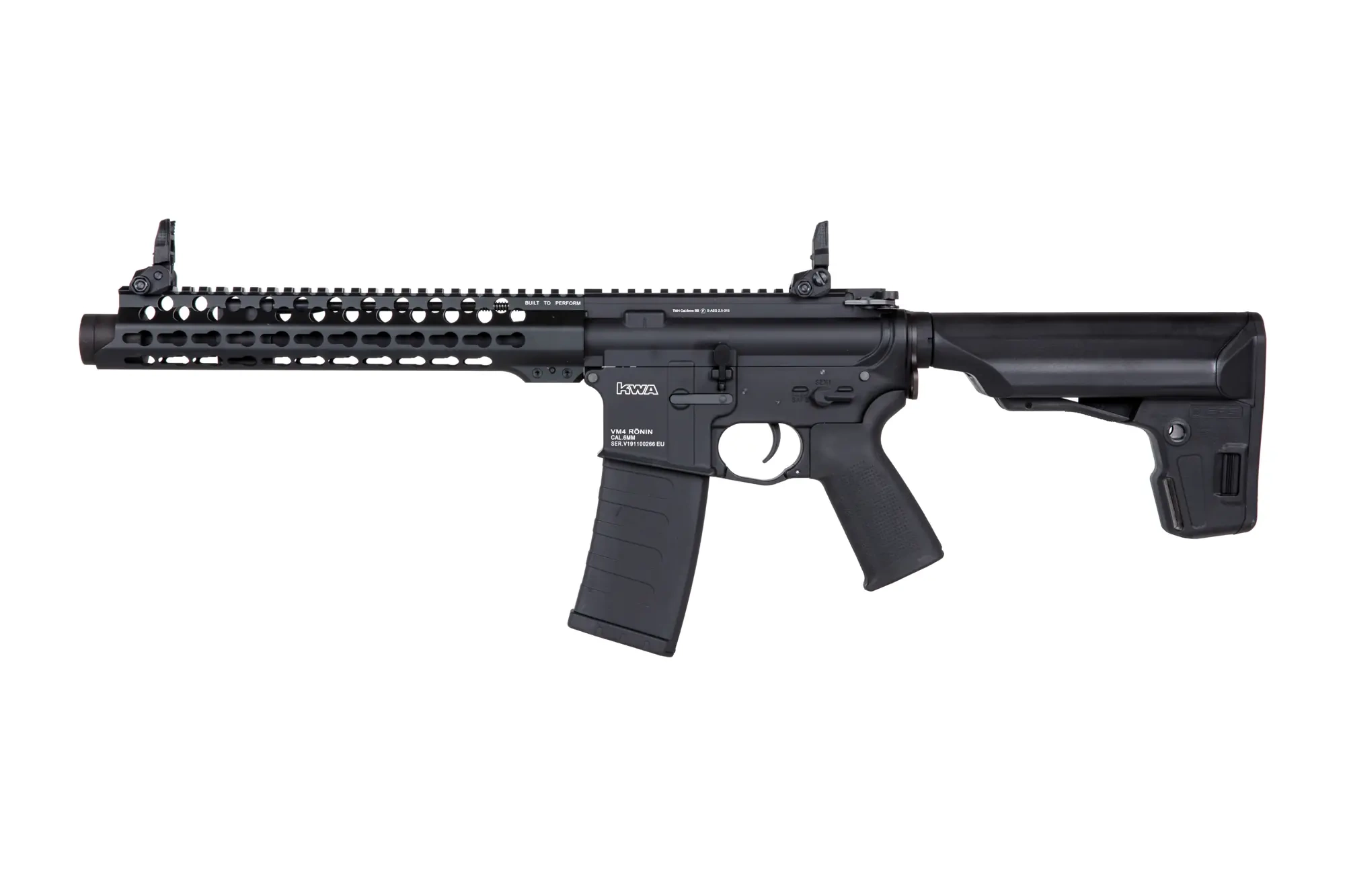 KWA VM4 RONIN 10 SBR S-AEG 2.5 Assault Rifle Airsoft Gun 2.5 Black ...