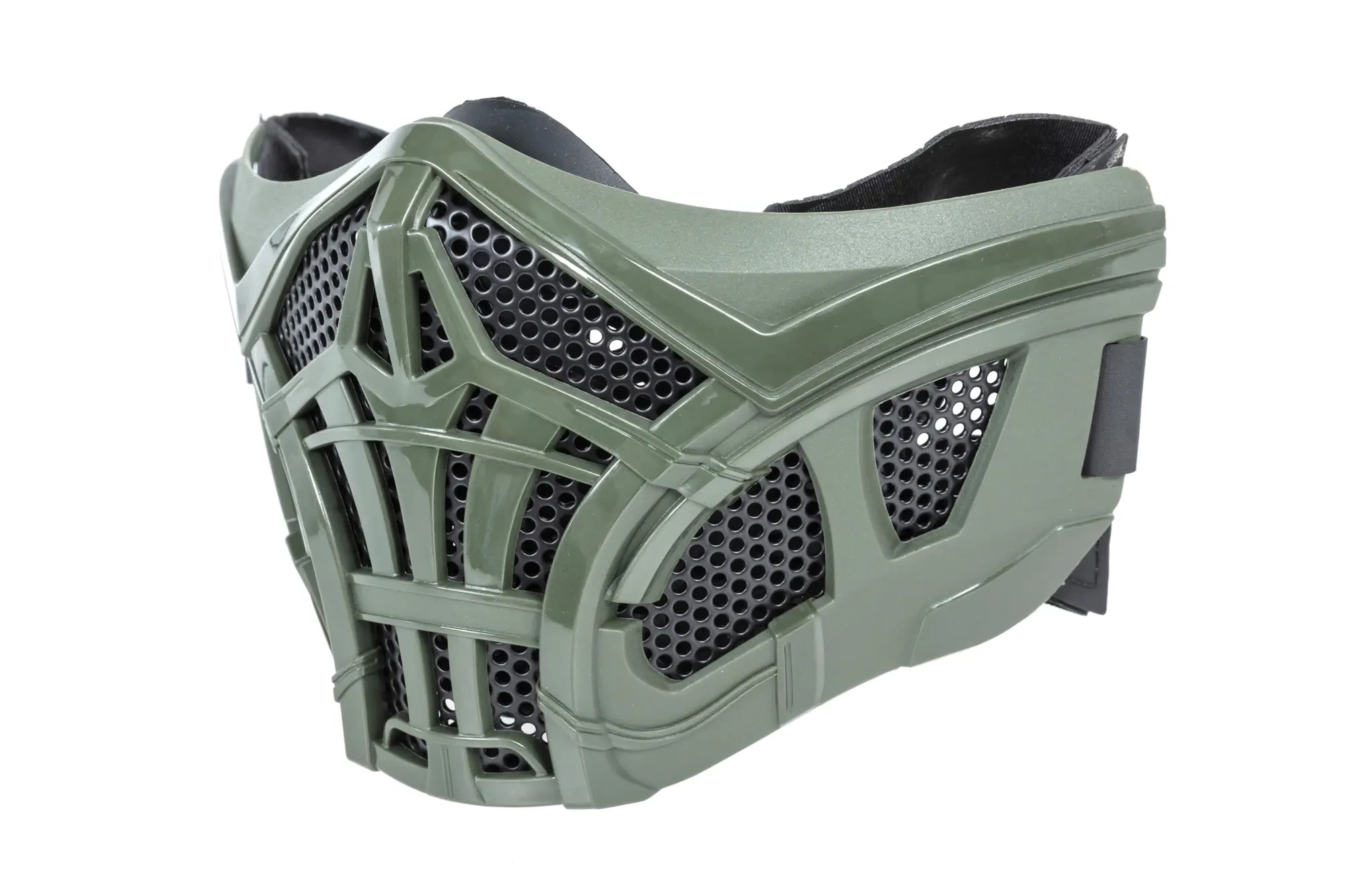 Maska Nuprol Mesh Lower Face Shield V7 Oliwkowa - airsoft, asg, militaria