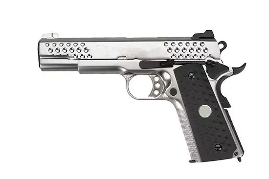 Knight Hawk pistol replica - Silver – airsoft, ASG, militaria