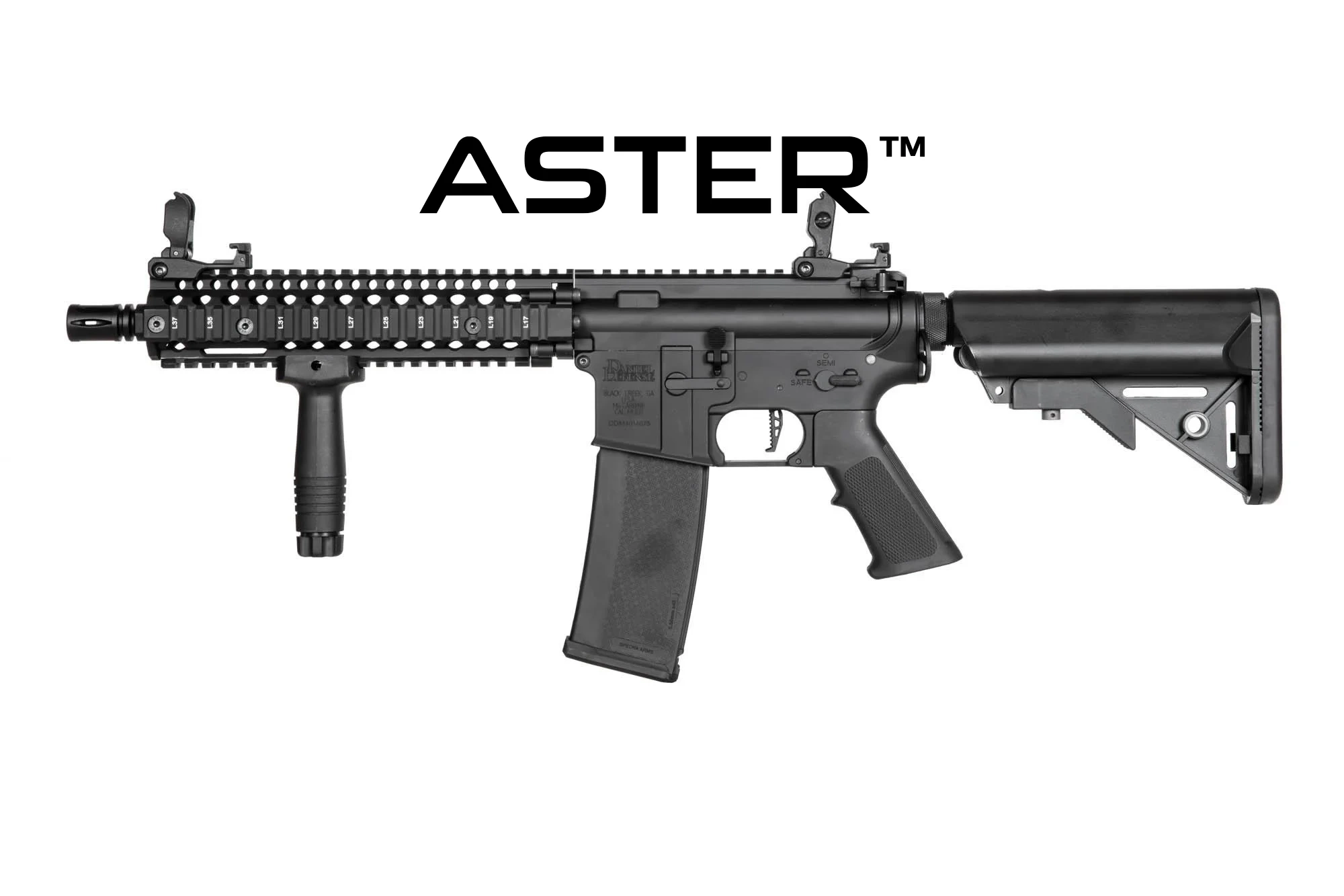 Daniel Defense® MK18 SA-E19 EDGE 2.0™ GATE ASTER airsoft rifle - black (OUTLET) – airsoft, ASG ...