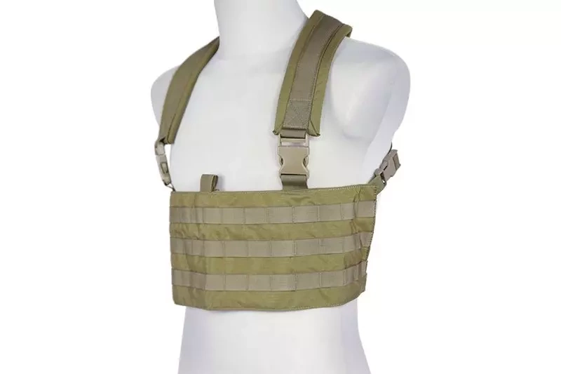 MOLLE Base Chest Rig Tactical Vest - Khaki – airsoft, ASG, militaria
