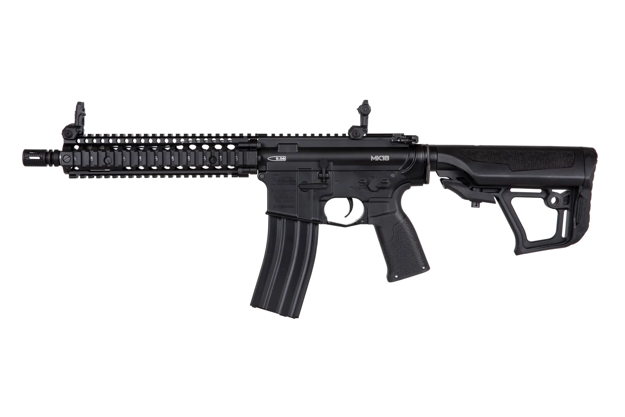 Replika karabinka szturmowego ICS DD MK18 SIII Czarna - airsoft, asg ...