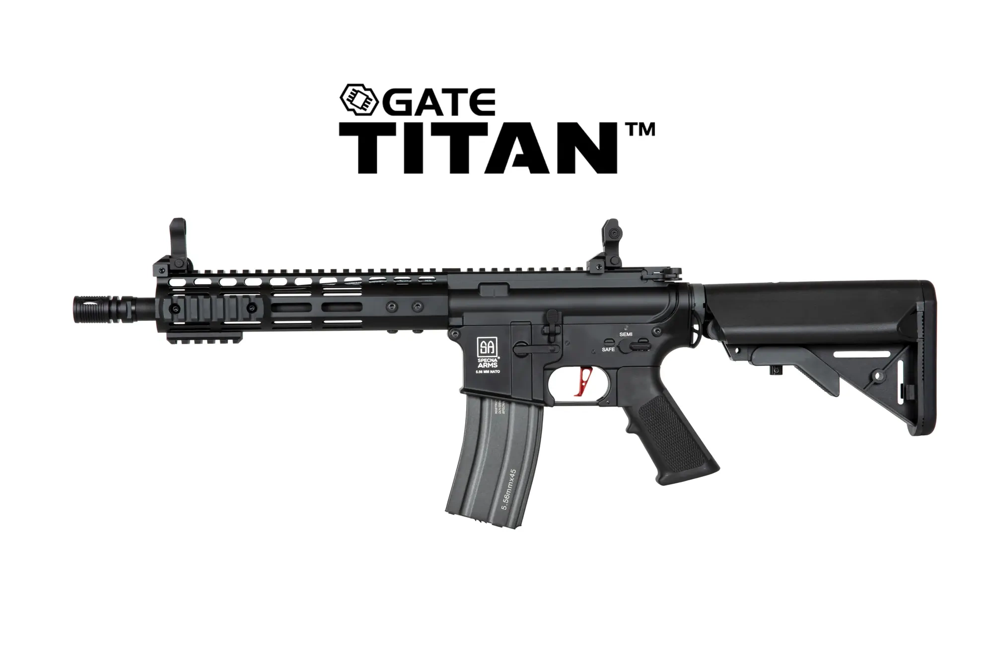 Réplique fusil SA-A27P ONE™ TITAN™ V2 Custom - noir – airsoft, ASG, militaria