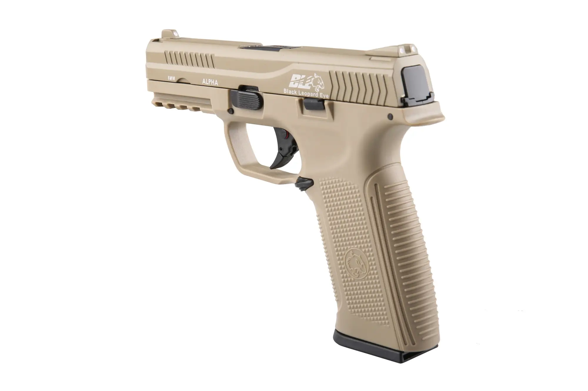 Réplique de pistolet BLE – Alpha - Tan – airsoft, ASG, militaria