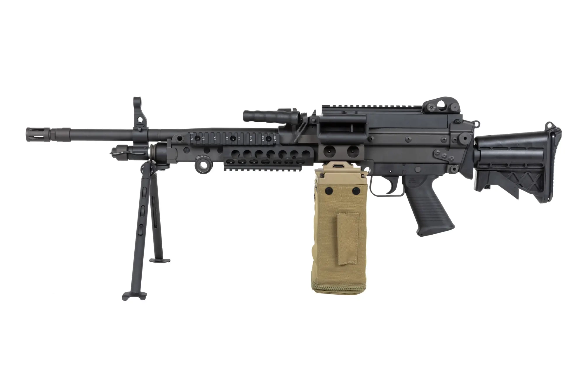 Ametralladora Táctica airsoft Vega Force Company MK48 MOD1 Negra ...