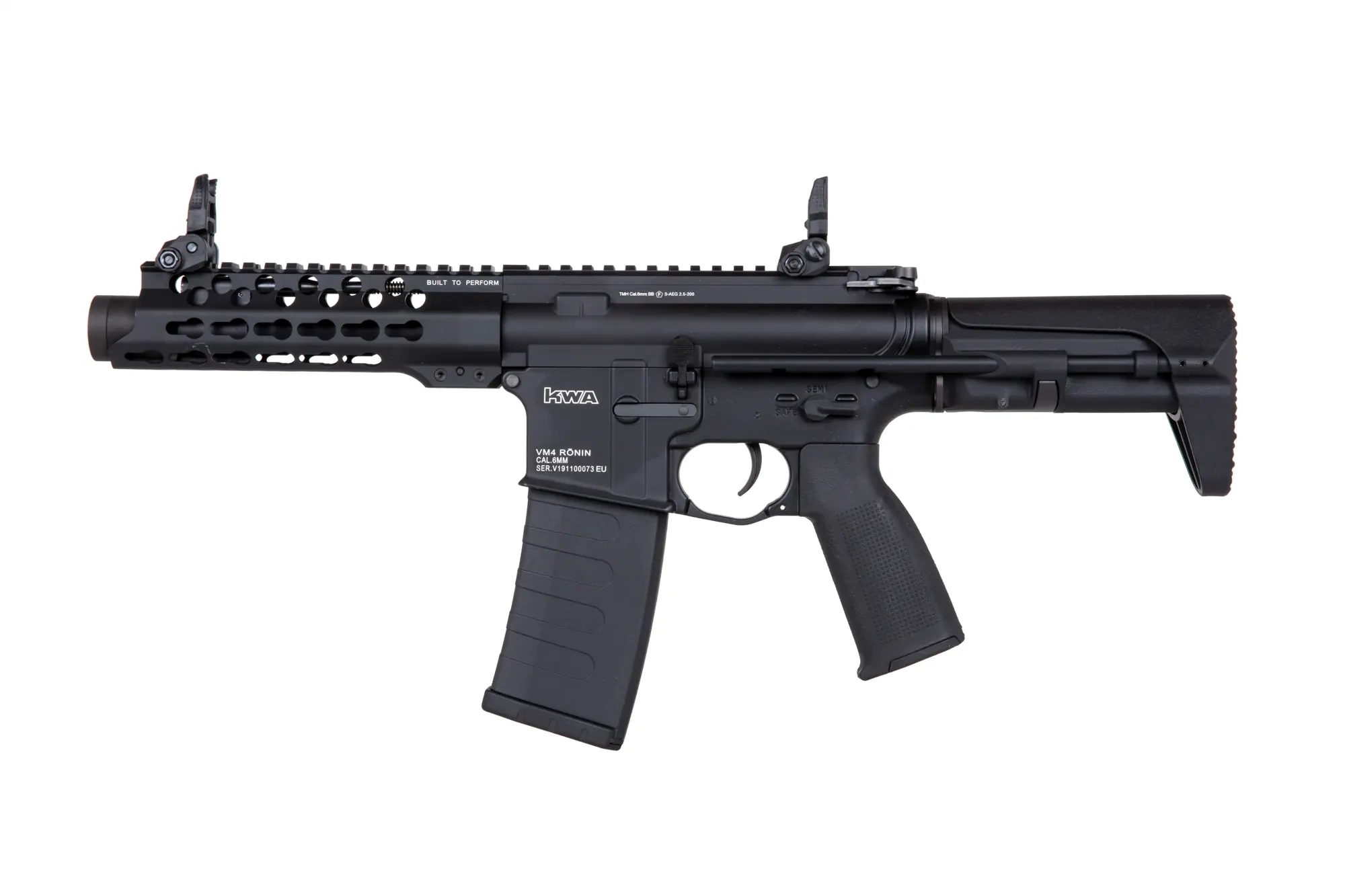 KWA VM4 RONIN 6 PDW S-AEG 2.5 Assault Rifle Airsoft Gun 2.5 Black ...